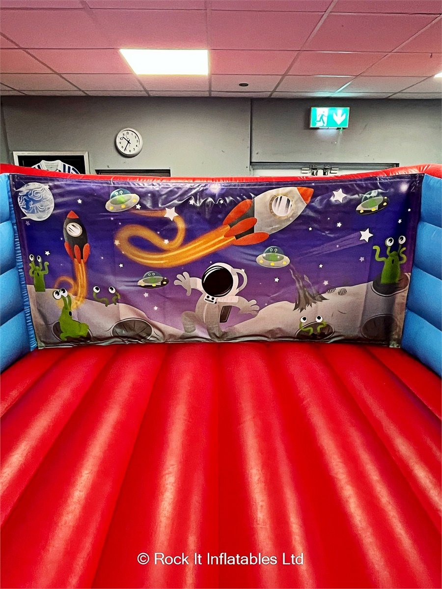 Space V Front Low Height Bouncy Castle - Bouncy Castle and Soft Play ...